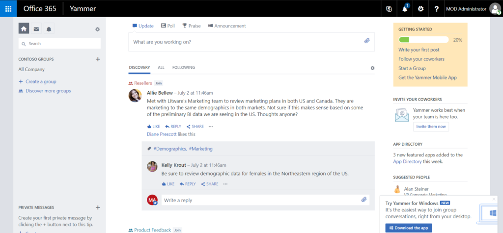 Introduction to Yammer - Carl de Souza