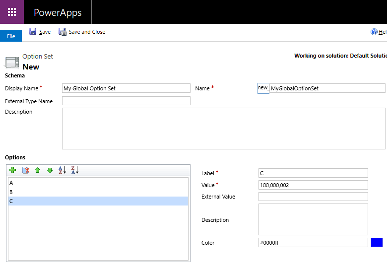 Using Local and Global Option Sets in Dynamics 365 Forms - Carl de Souza