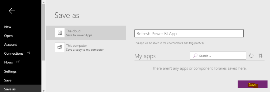 Build a Power App Mobile App that Displays and Refreshes your Power BI ...