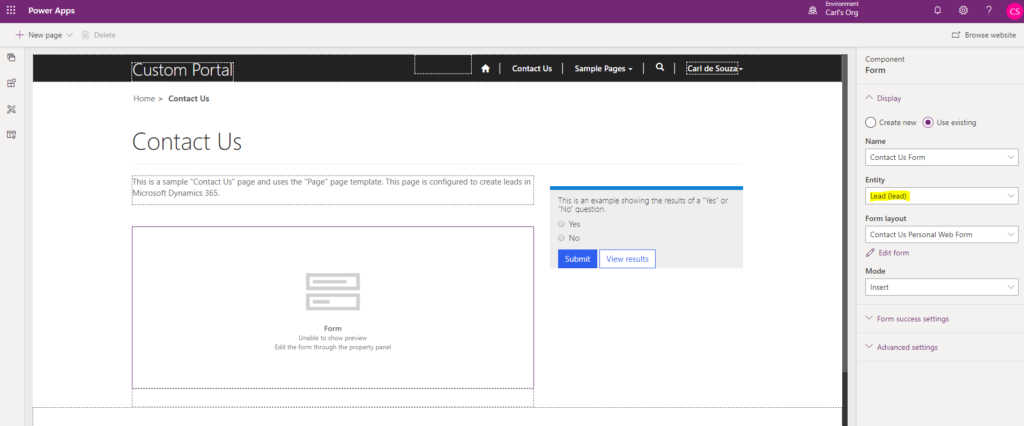 How to Create and Customize a Custom Power Apps Portal For Your ...