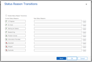 How to Use Custom Status Reasons with Transitions in Dynamics 365 ...