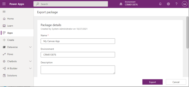 How to Export and Import Canvas Apps MSAPP and ZIP Formats - Carl de Souza