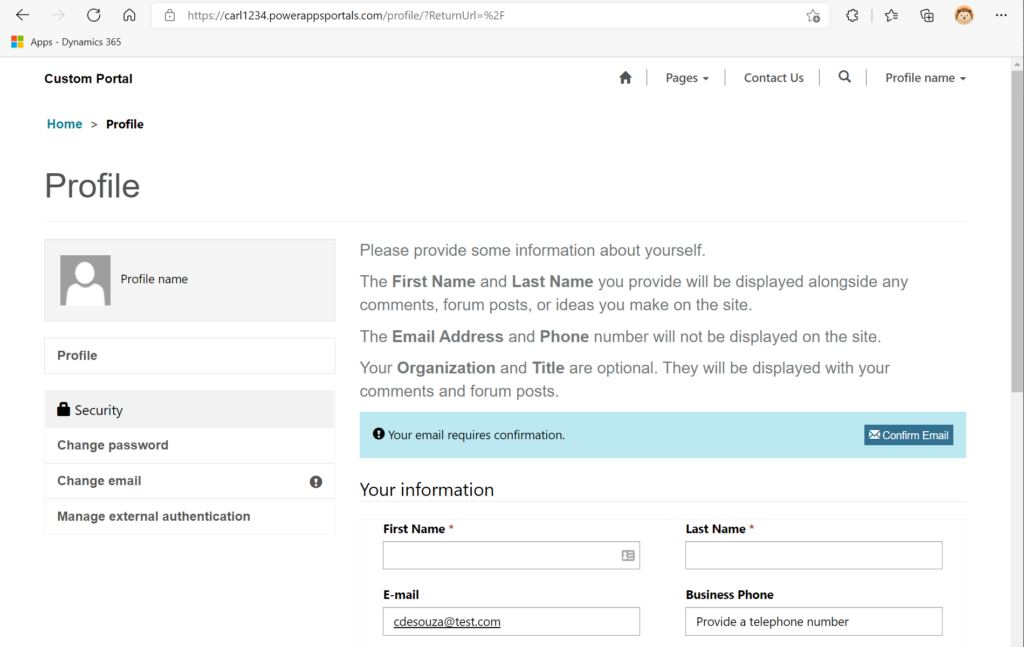 How Contact Signup Works in Power Apps Portals - Carl de Souza