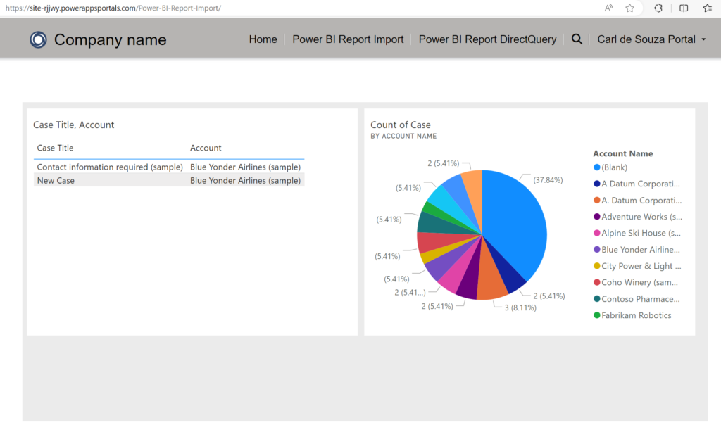 Displaying Power BI Reports in Power Pages - Carl de Souza